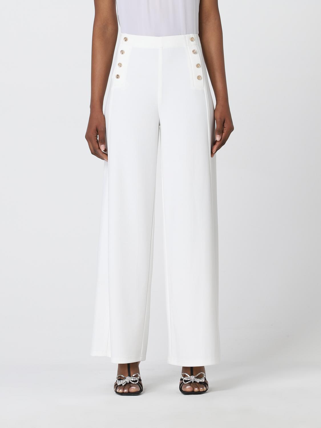 EDWARD ACHOUR PARIS: pants for woman - White | Edward Achour Paris ...