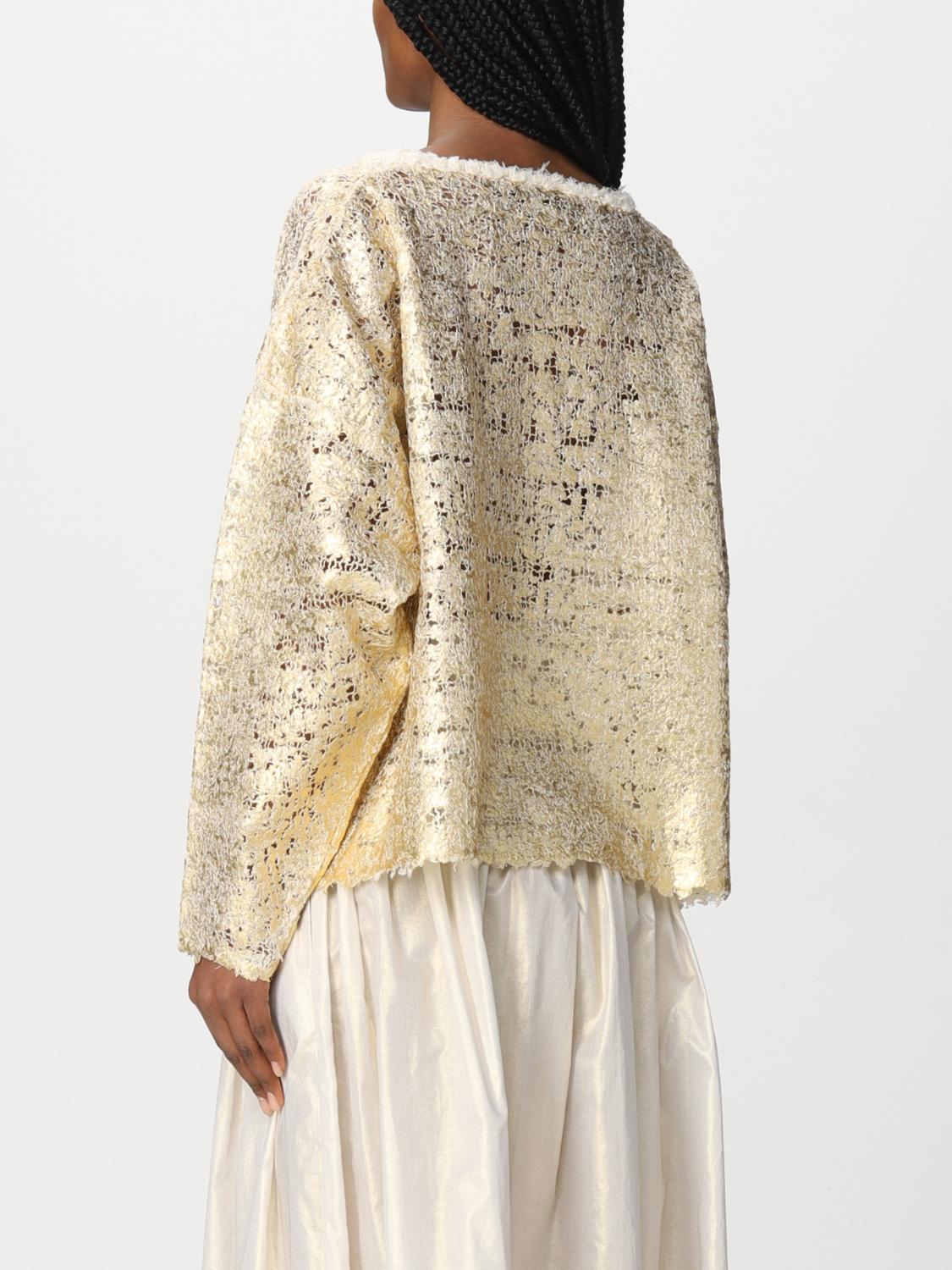 Nude Jumper For Women Gold Nude Jumper 1101739 Online On Gigliocom