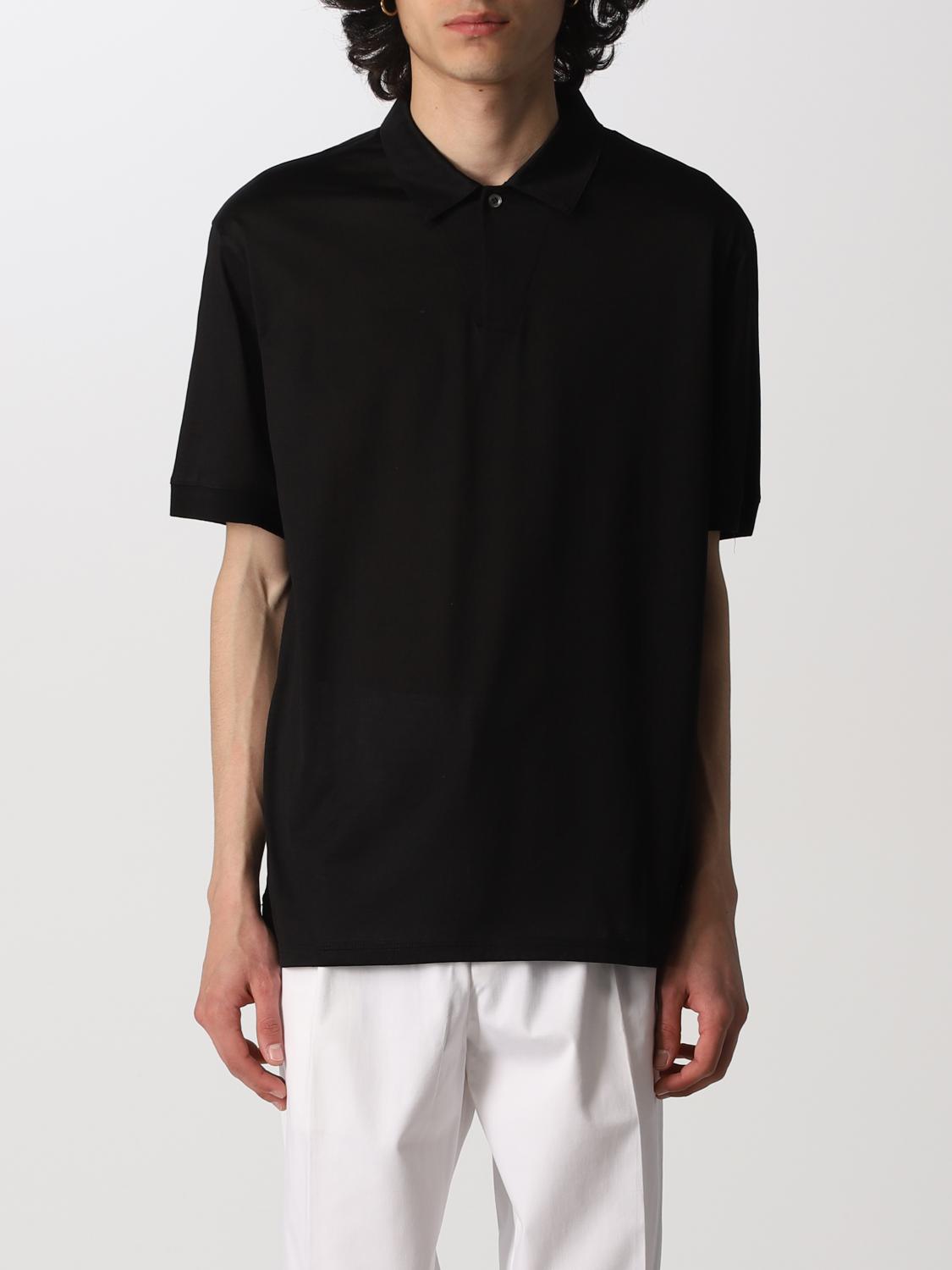 Paolo Pecora Polo Shirt Men In Black | ModeSens