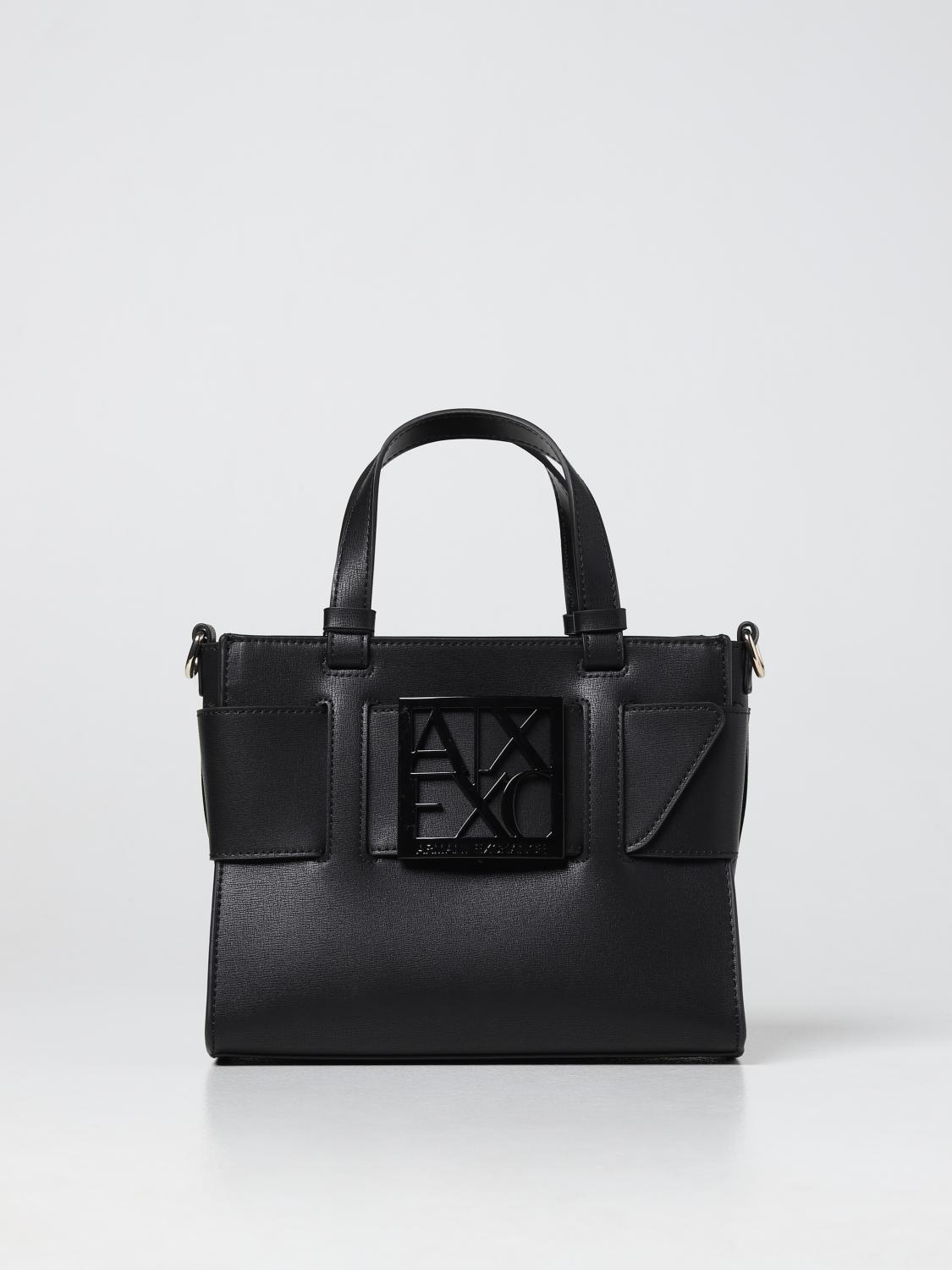 ARMANI EXCHANGE: bag in synthetic leather - Black | Armani Exchange ...