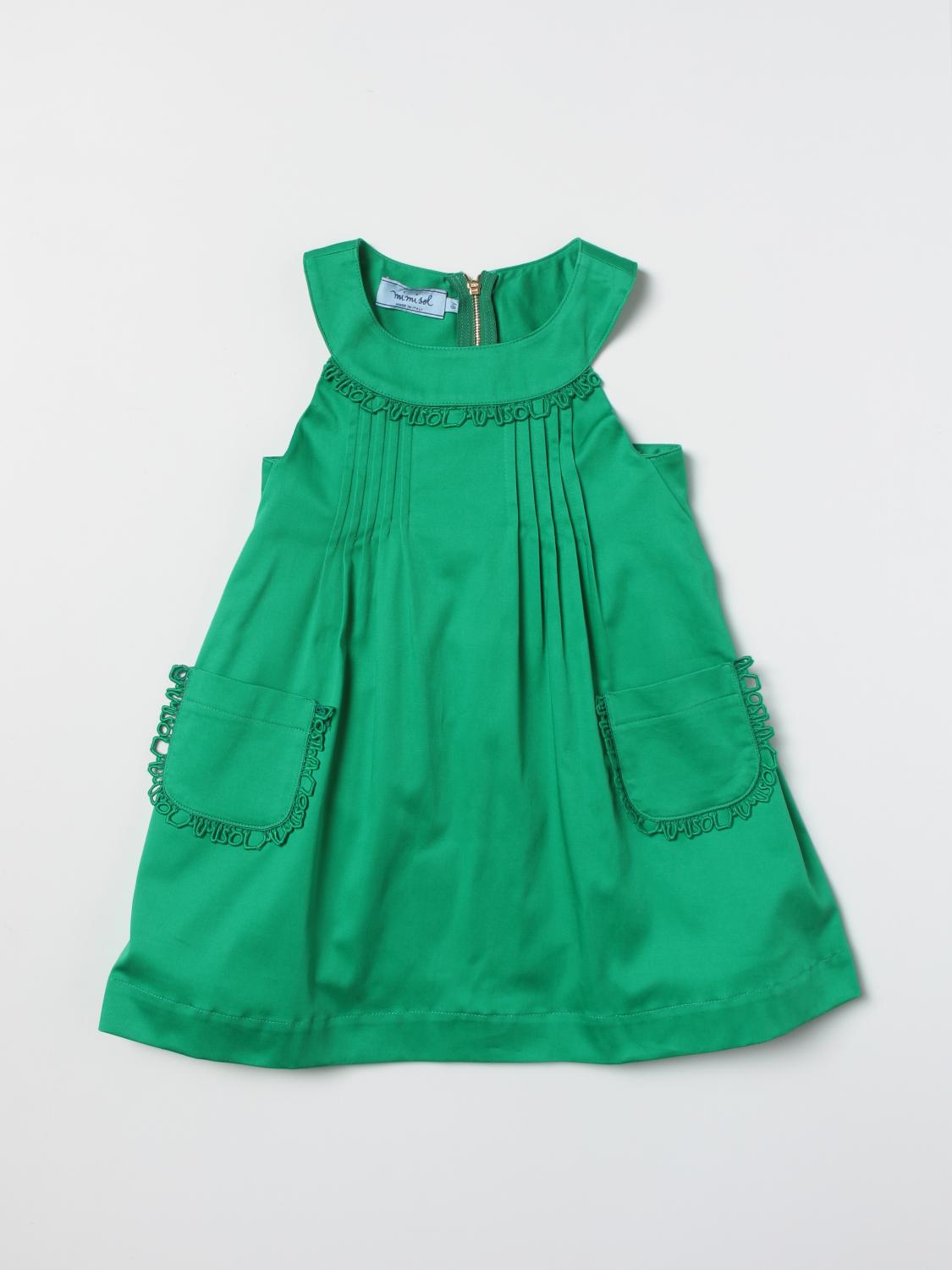 Mi Mi Sol Dress Kids In Green | ModeSens