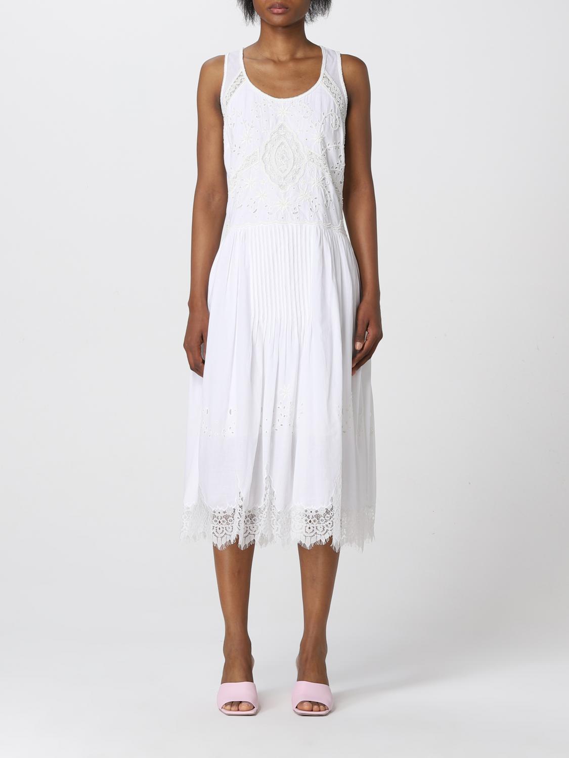 Twinset Dress Women In White | ModeSens