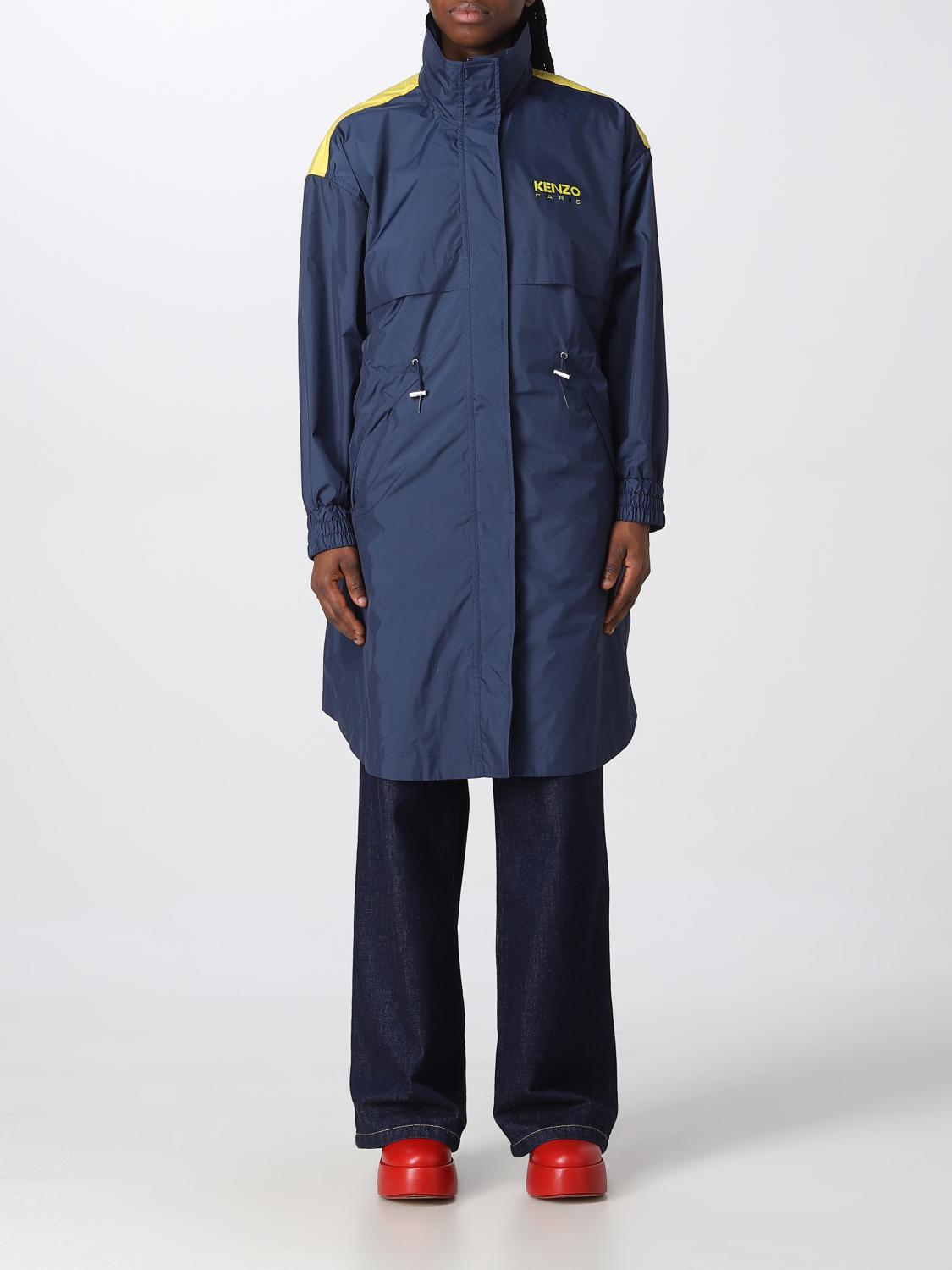 Kenzo Jacket Woman Color Blue | ModeSens