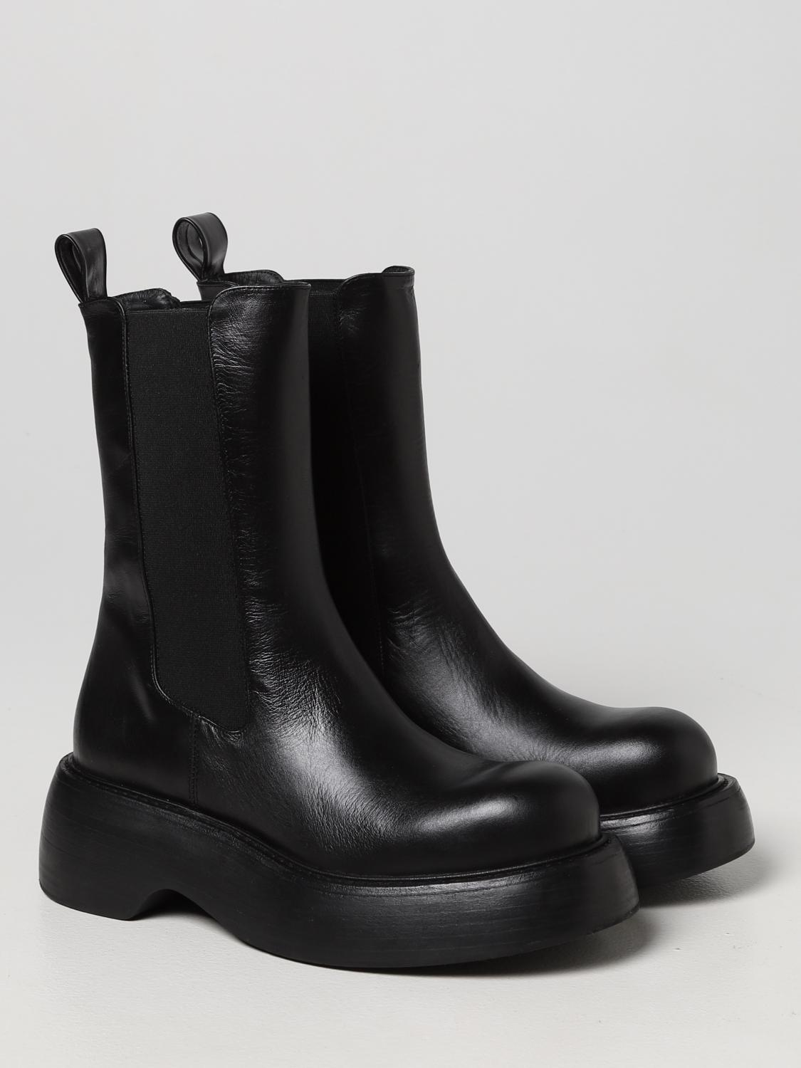 PALOMA BARCELÒ: Botines planos para mujer, Negro | Botines Planos ...