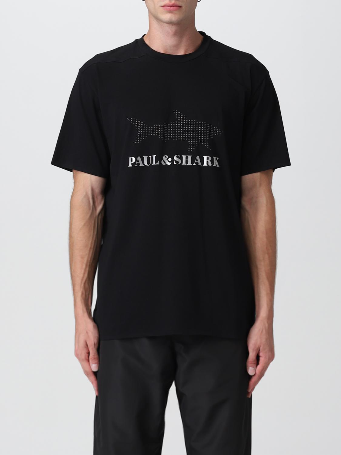 PAUL & SHARK: Herren t-shirt - Schwarz | Paul & Shark T-Shirt 21411019 online auf GIGLIO.COM
