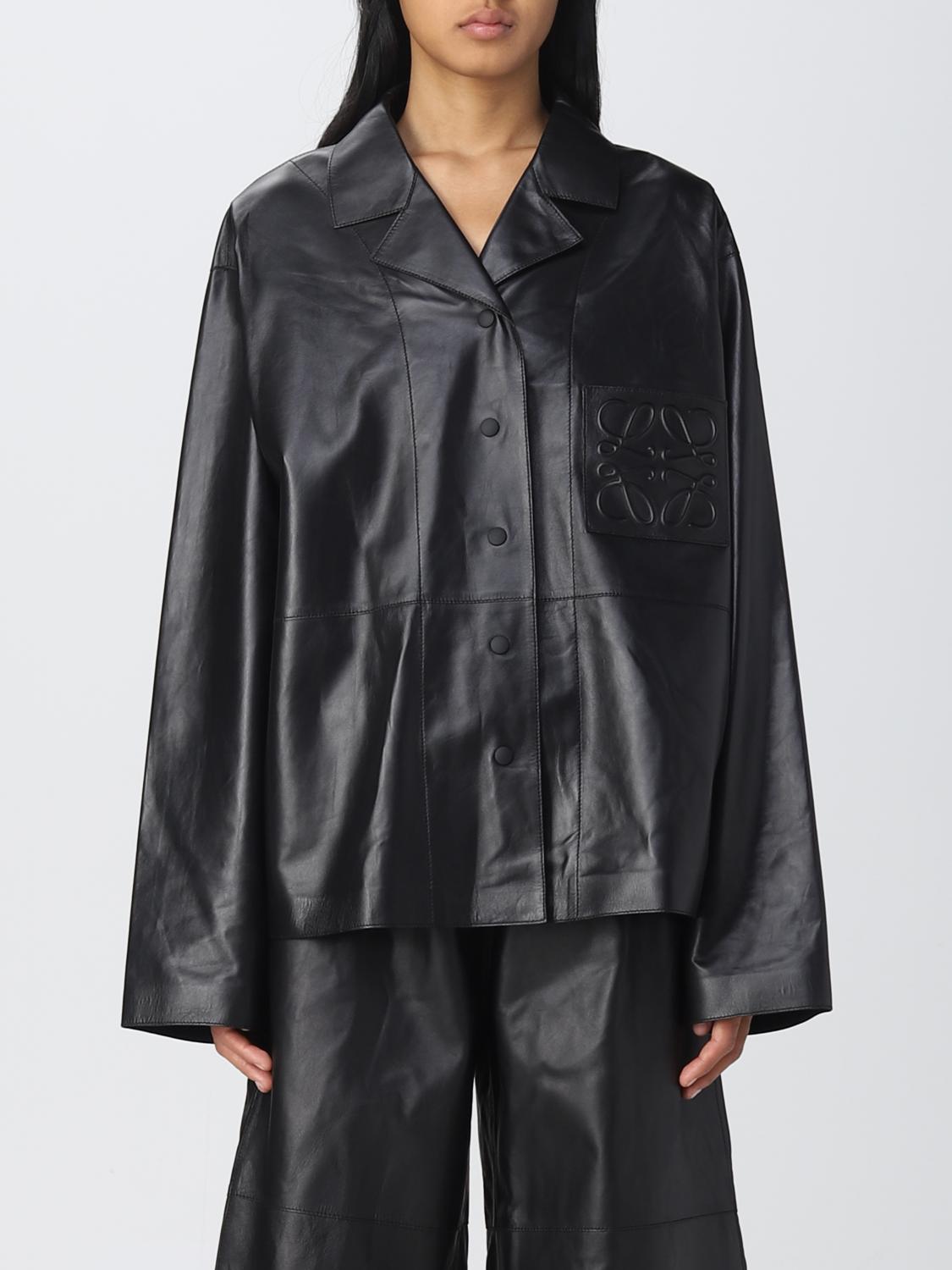LOEWE: jacket for woman - Black | Loewe jacket S359Y31L03 online at ...