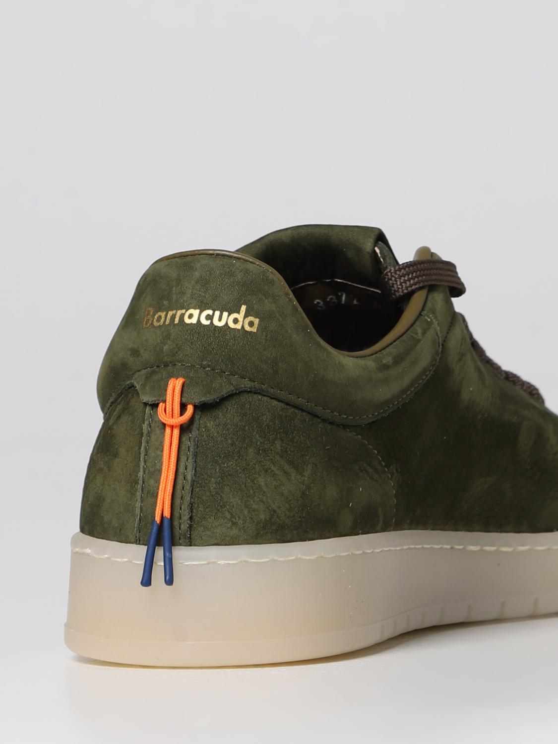 BARRACUDA: Sneakers Guga in pelle scamosciata - Oliva | Sneakers ...