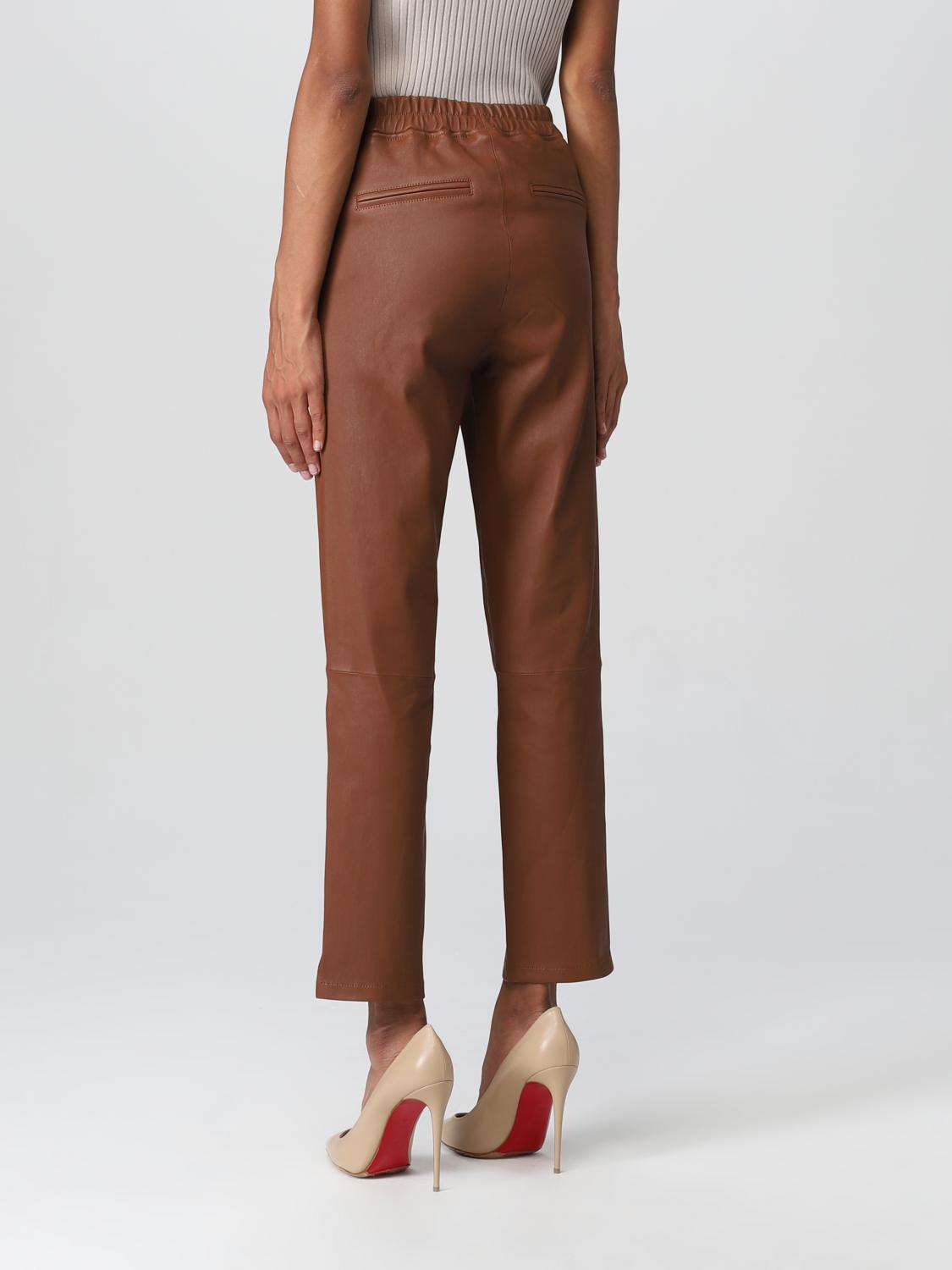 ARMA: Pants woman - Brown | Pants Arma 001L22600302 online at GIGLIO.COM