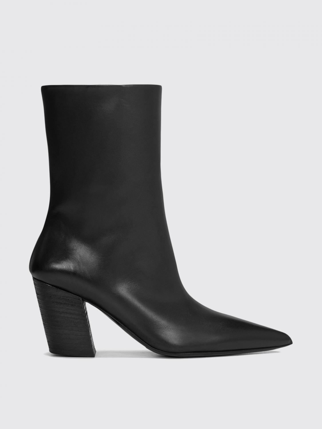 MARSÈLL: Damen Flache Stiefeletten - Schwarz | Marsèll Flache ...