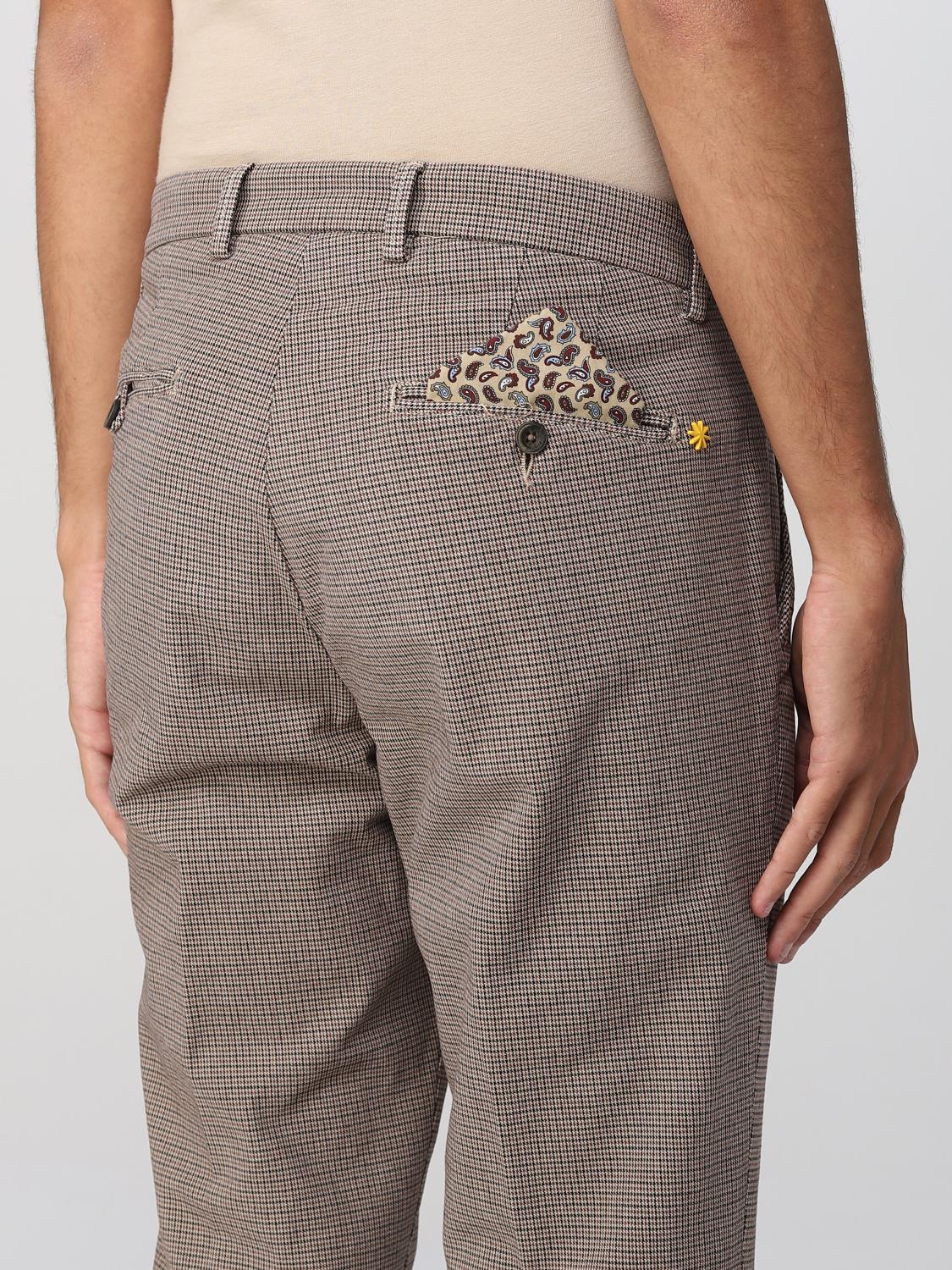 MANUEL RITZ: pants for man - Camel | Manuel Ritz pants 3332P1418T223602 ...