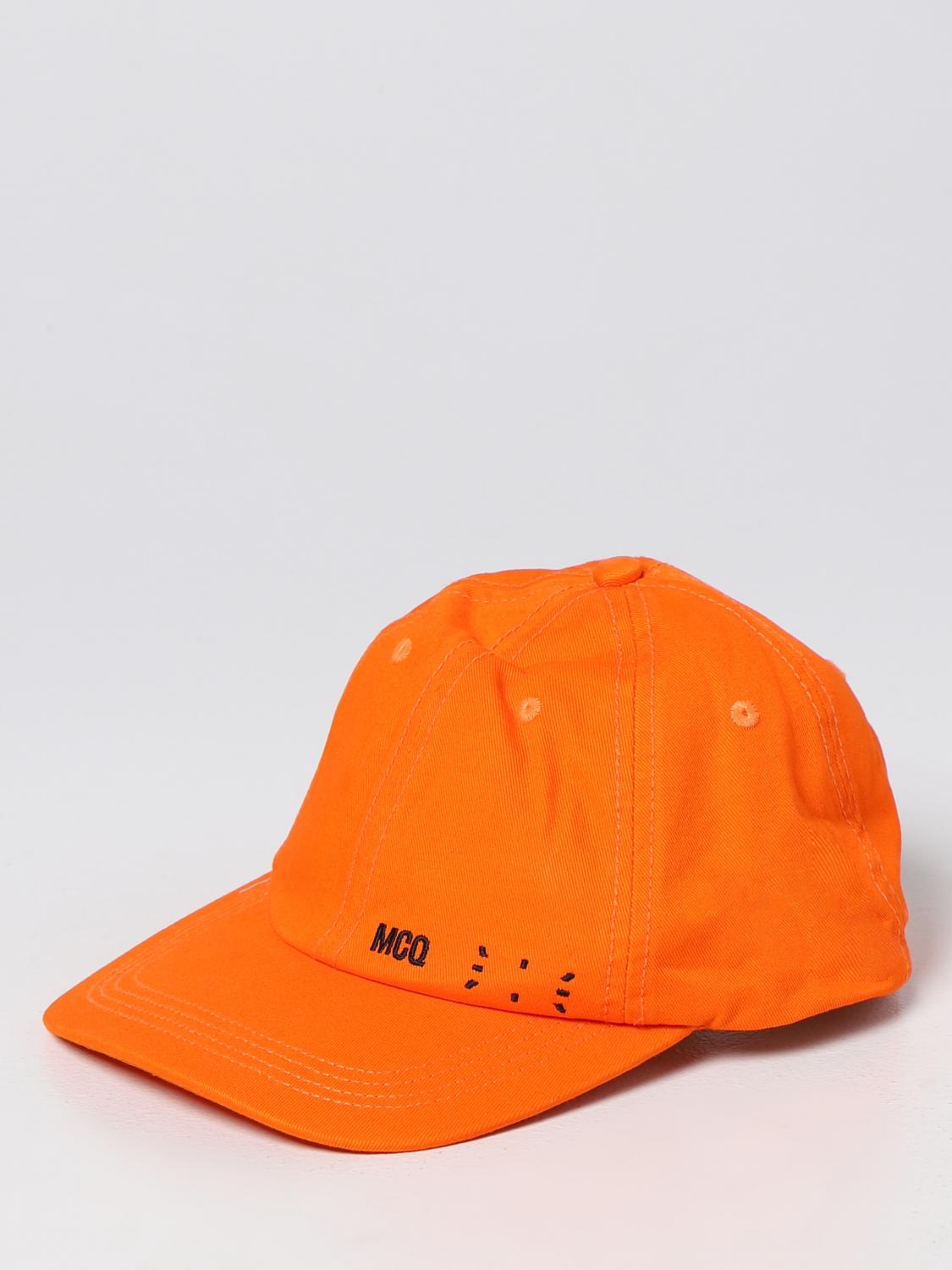 MCQ: hat for man - Orange | Mcq hat 700082RG102 online on GIGLIO.COM