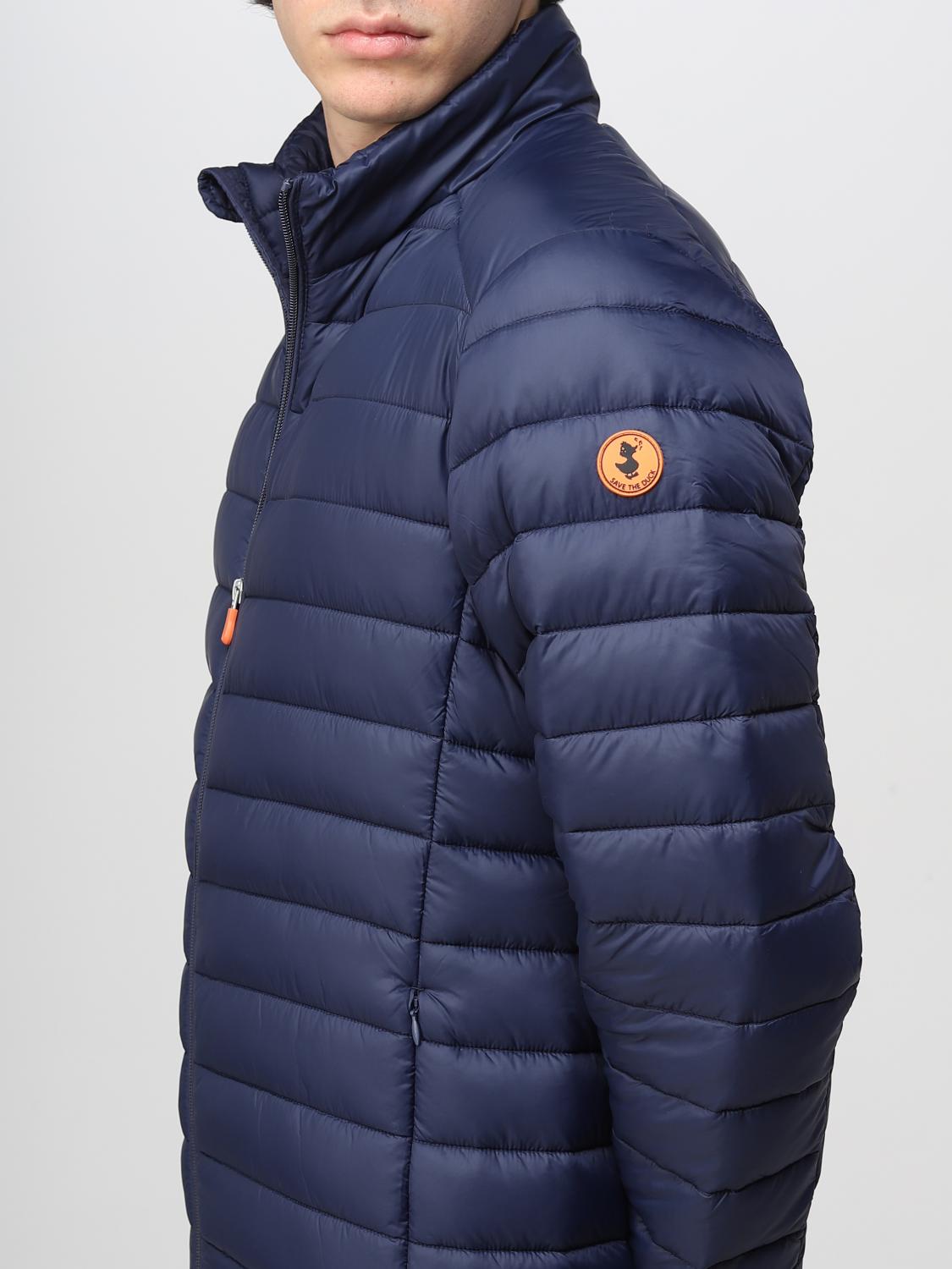 SAVE THE DUCK: jacket for man - Blue | Save The Duck jacket ...