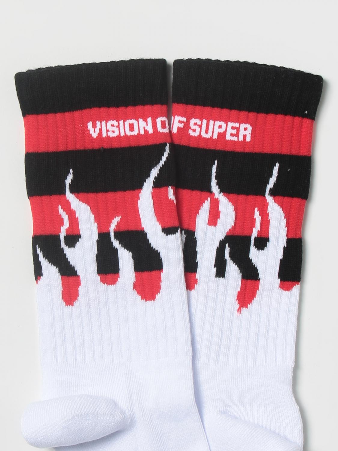 VISION OF SUPER: socks for kids - White | Vision Of Super socks ...