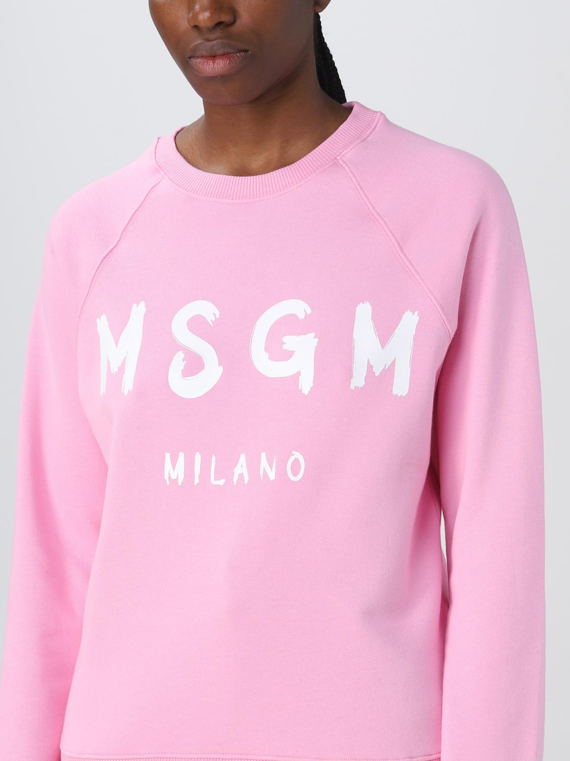 MSGM: Damen Sweatshirt - Pink | Msgm Sweatshirt 2000MDM513200001 online auf GIGLIO.COM