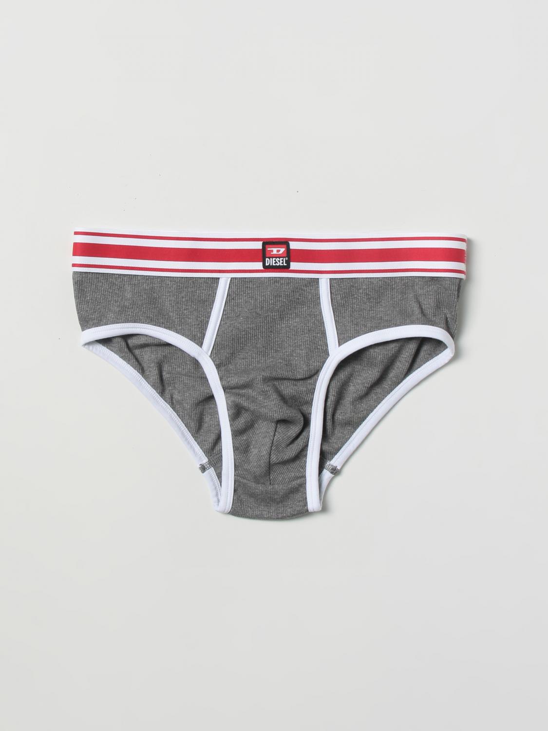 DIESEL: underwear for man - Grey | Diesel underwear A068450IGAV online ...