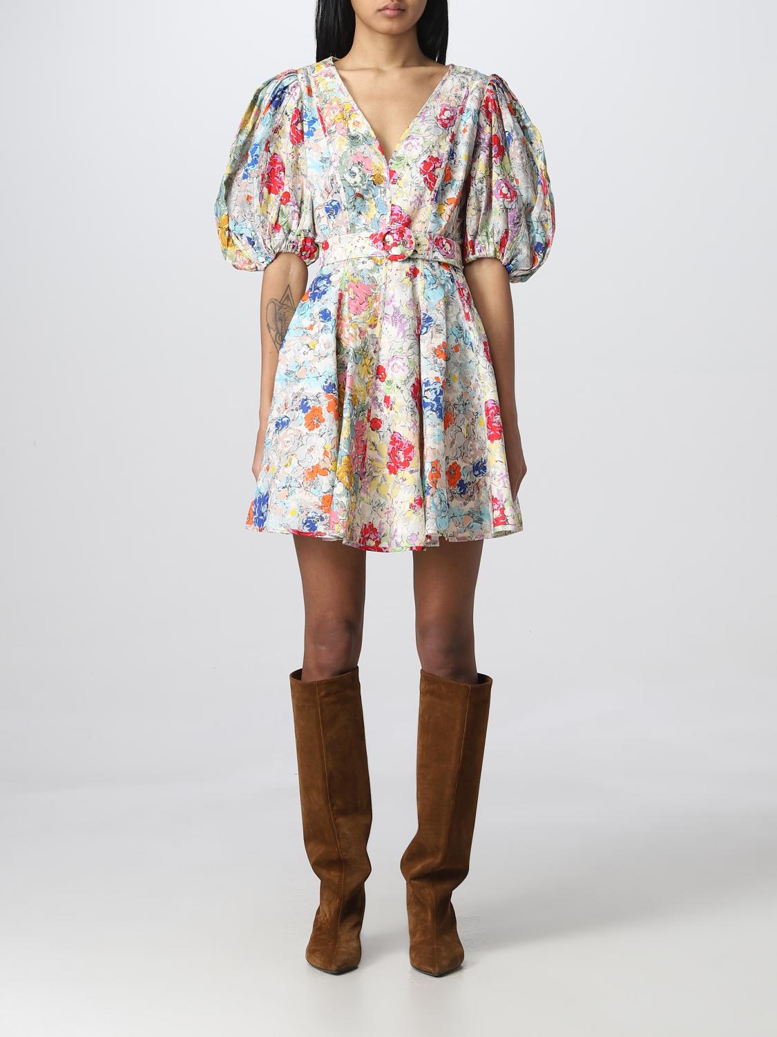 Zimmermann Dress Woman Color Multicolor | ModeSens