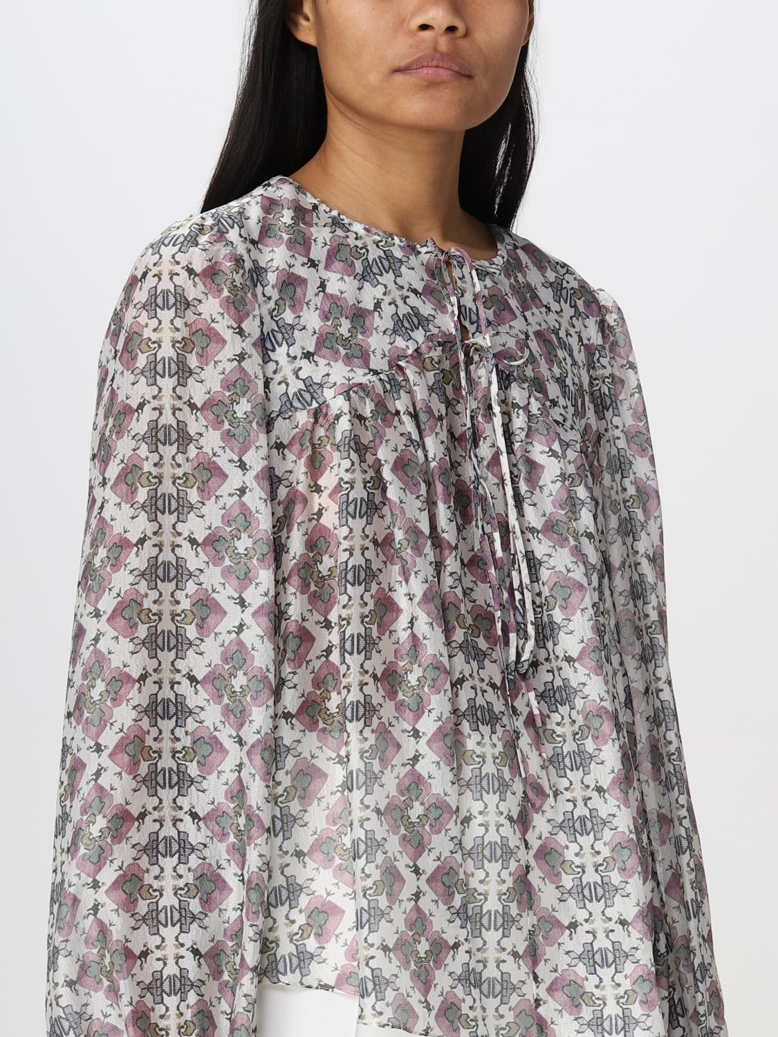 ISABEL MARANT: top for woman - Ecru | Isabel Marant top HT0078FAA1J35I ...