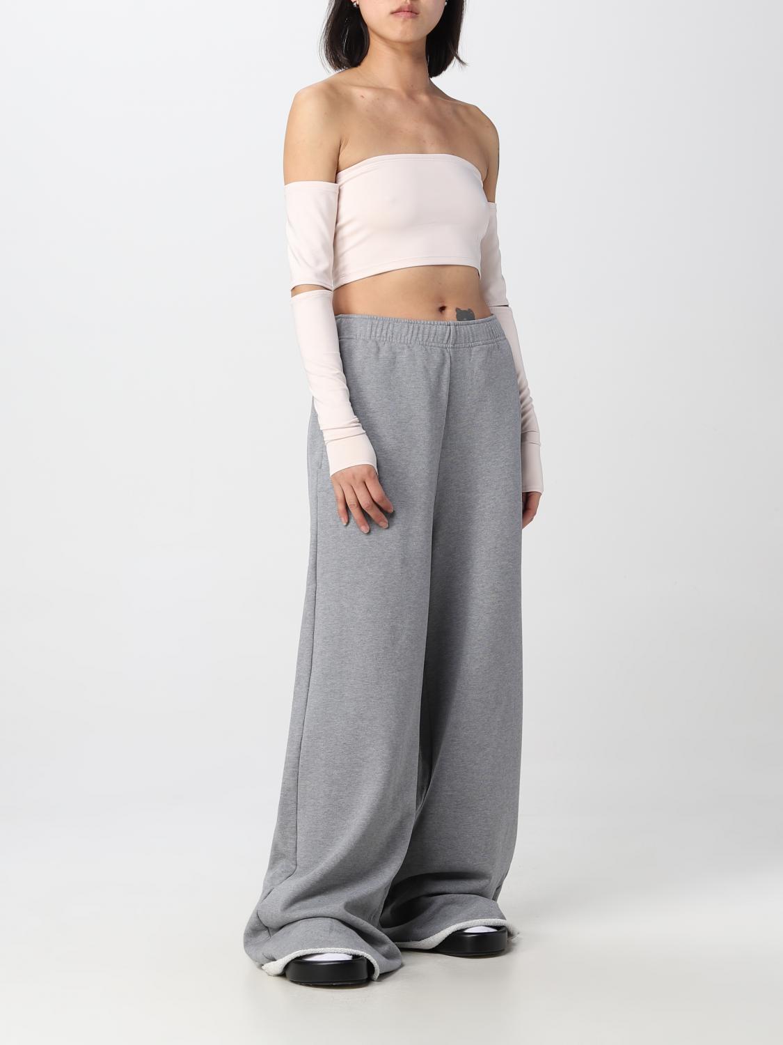 MM6 MAISON MARGIELA: pants for woman - Grey | Mm6 Maison Margiela pants ...