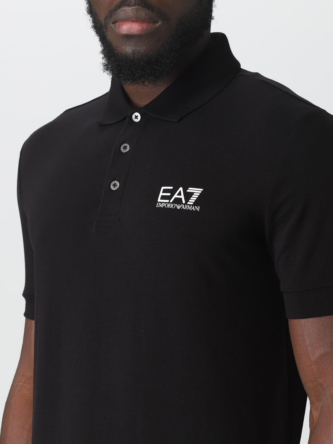 EA7: polo shirt for man - Black | Ea7 polo shirt 8NPF04PJM5Z online on ...