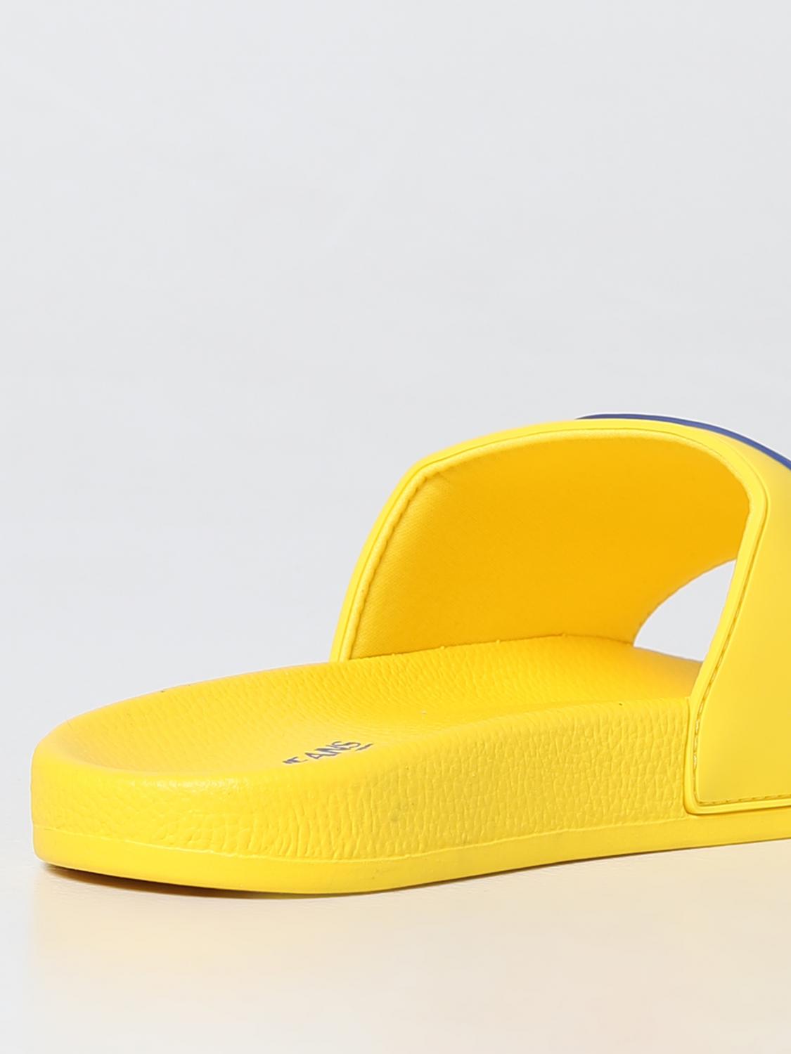 VERSACE JEANS COUTURE: sandals for man - Yellow | Versace Jeans Couture ...