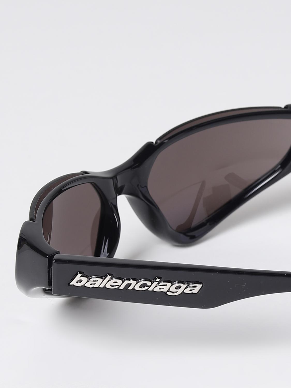 BALENCIAGA: Occhiali da sole in acetato - Grigio | Occhiali Da Sole ...