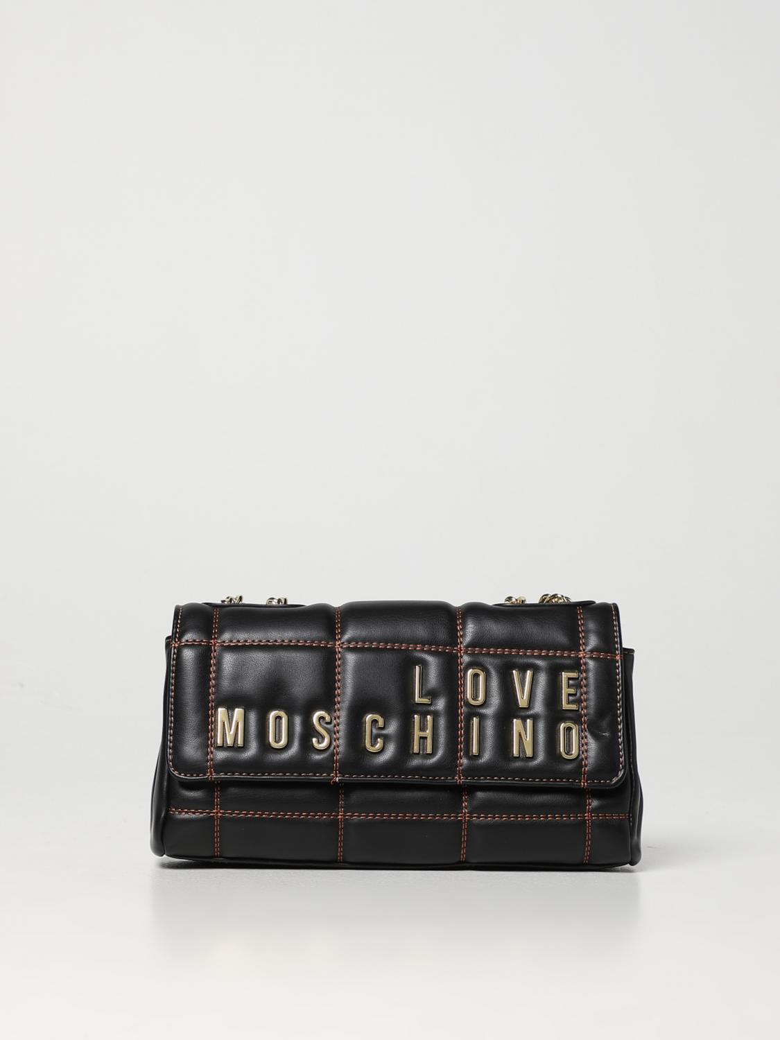 LOVE MOSCHINO: shoulder bag for woman - Black | Love Moschino shoulder ...
