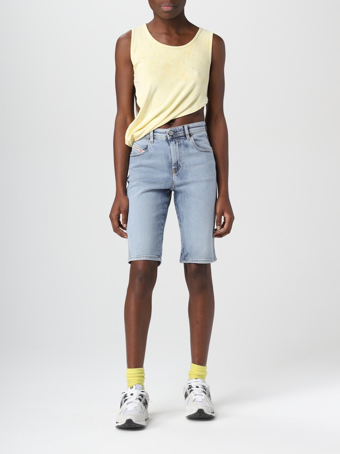 DIESEL: top for women - Yellow | Diesel top A088650IJADT online on ...