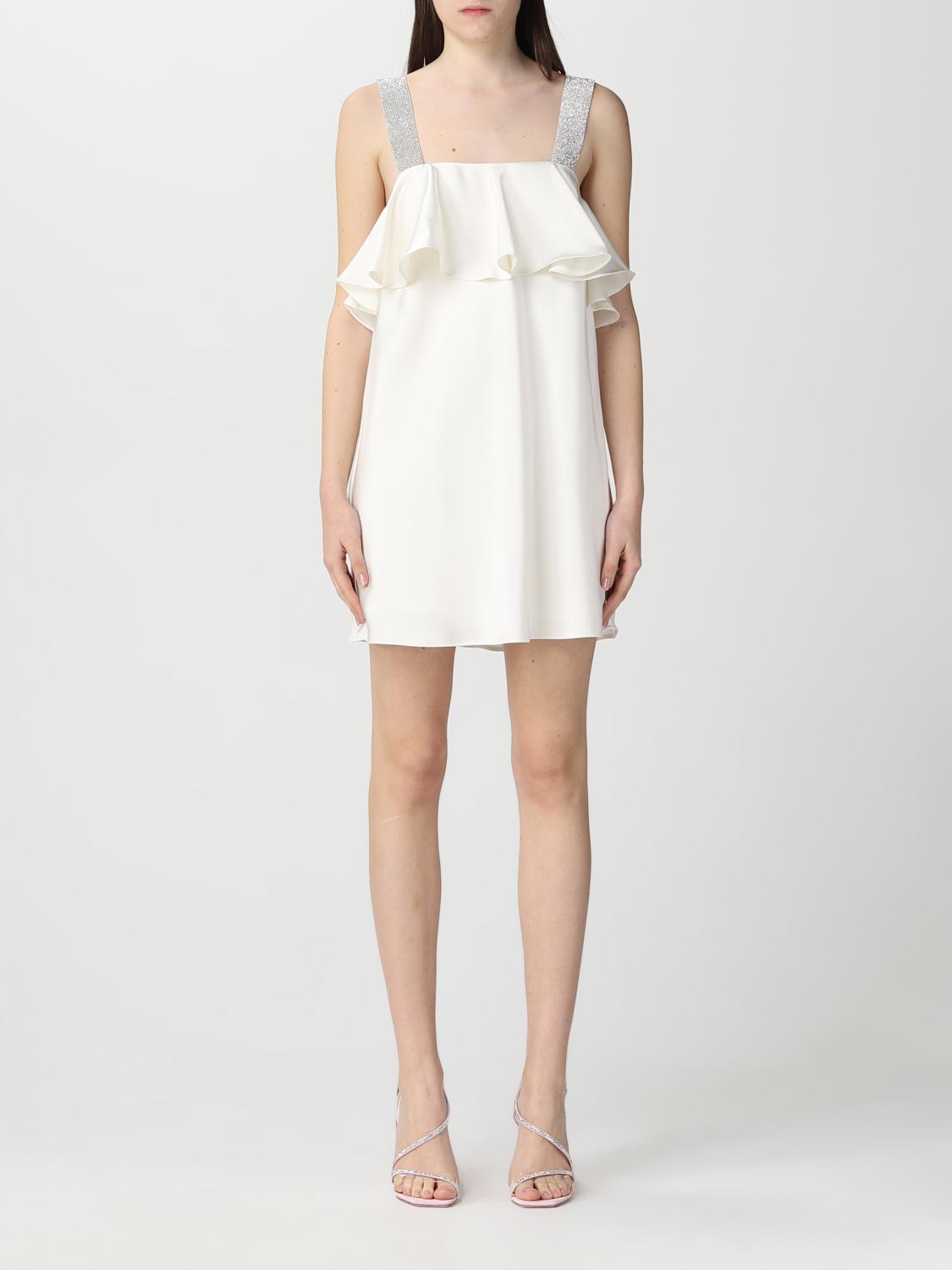 Rotate Birger Christensen Dress Rotate Woman Color Cream | ModeSens