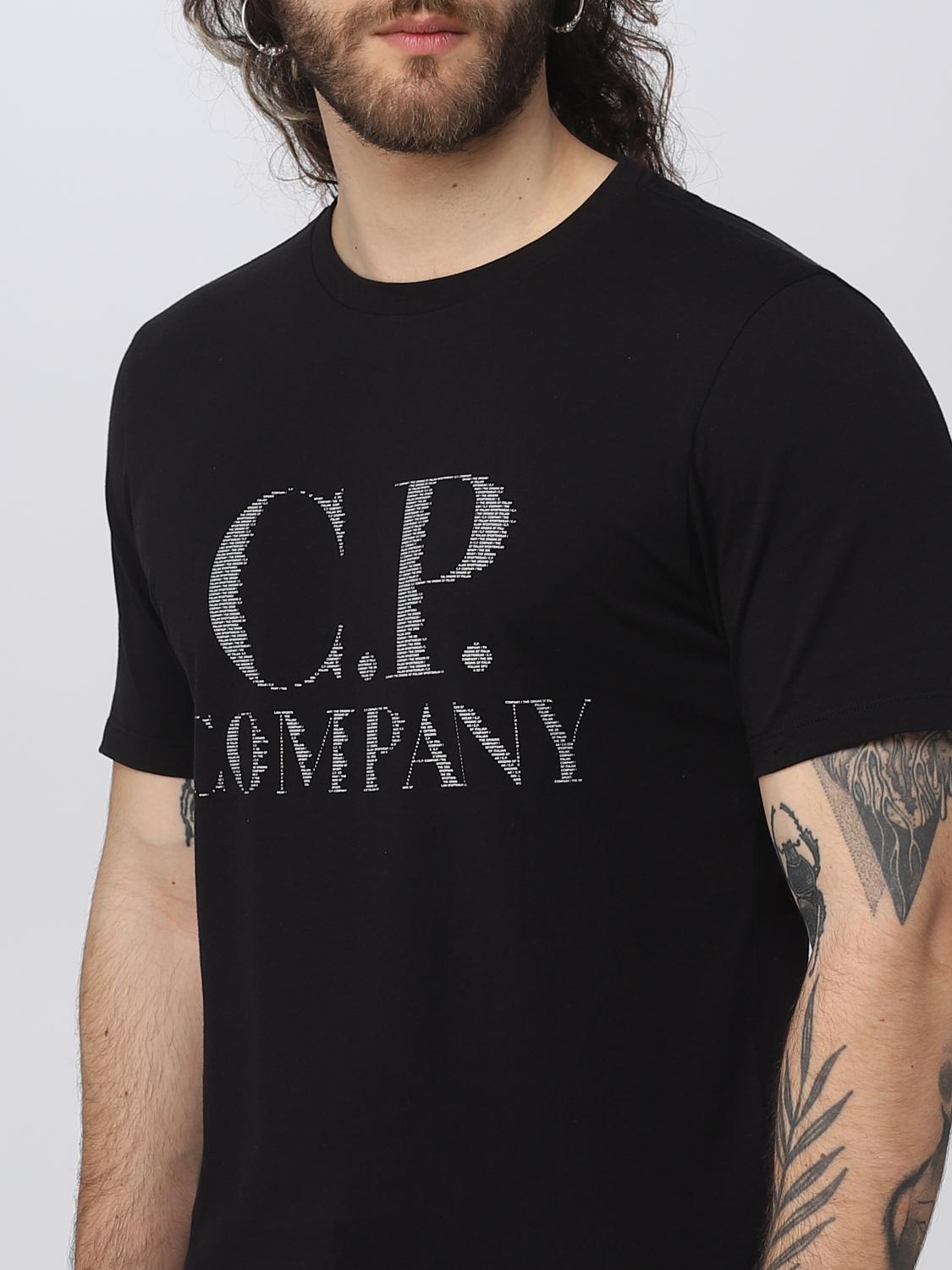 C.P. COMPANY: t-shirt for men - Black | C.p. Company t-shirt ...