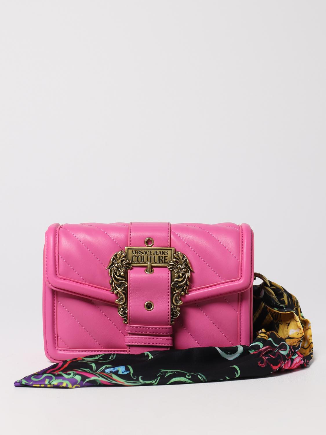 VERSACE JEANS COUTURE: Borsa a spalla donna - Rosa | Borsa A Spalla ...