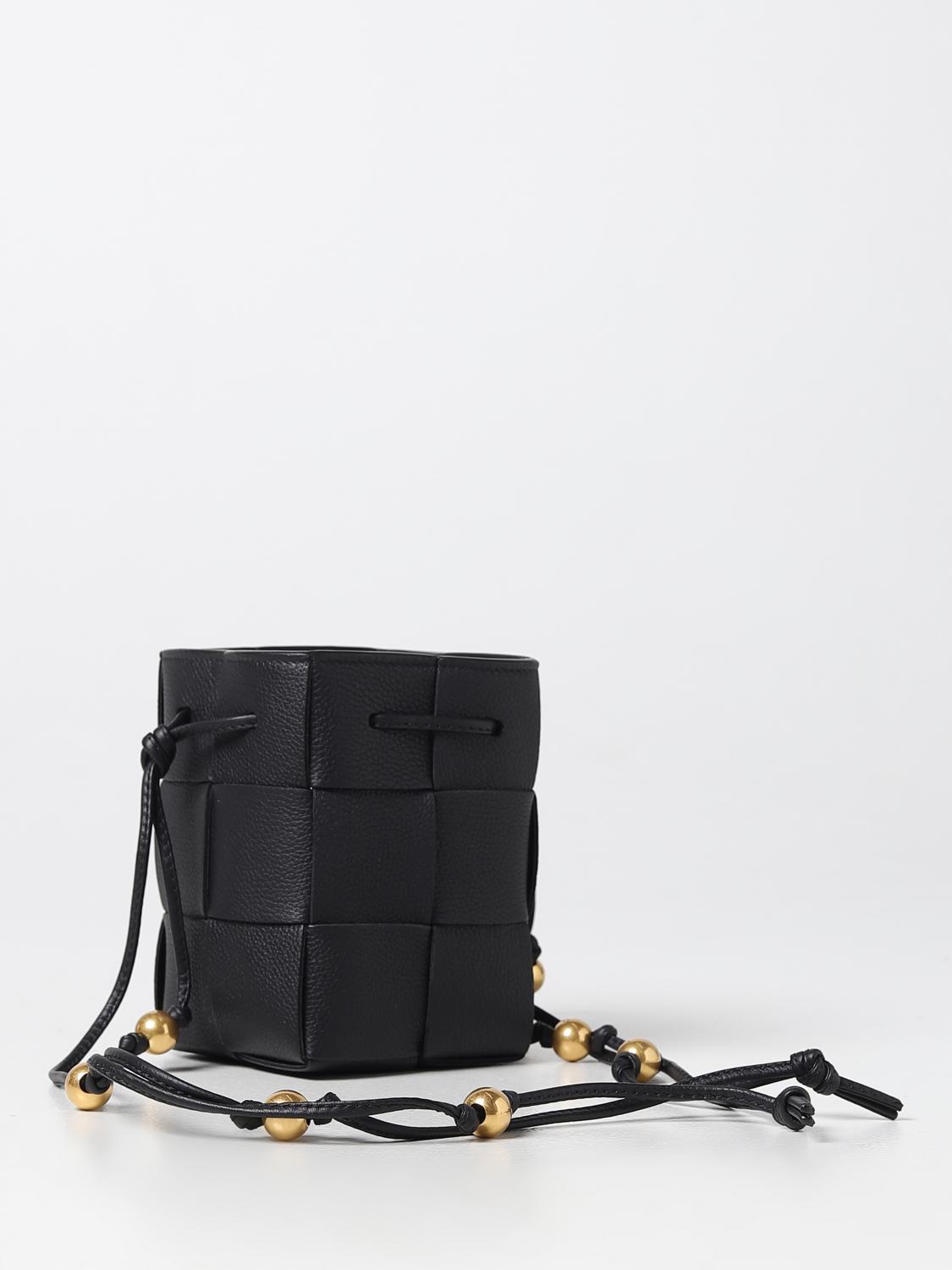 BOTTEGA VENETA: mini bag for women - Black | Bottega Veneta mini bag ...