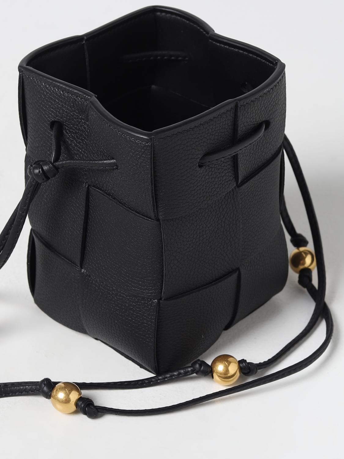 BOTTEGA VENETA: mini bag for women - Black | Bottega Veneta mini bag ...