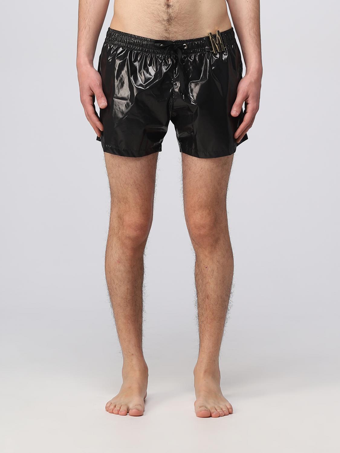 MOSCHINO SWIM: swimsuit for man - Black | Moschino Swim swimsuit ...