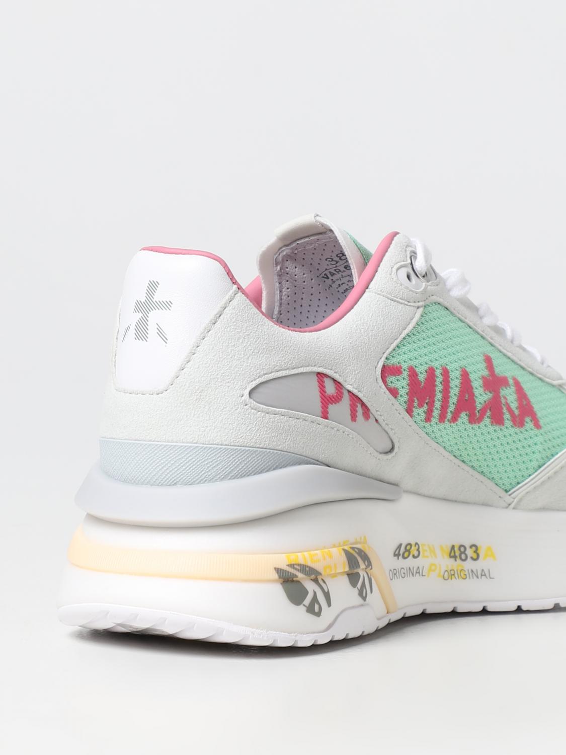 PREMIATA: sneakers for woman - Green | Premiata sneakers MOERUND online ...