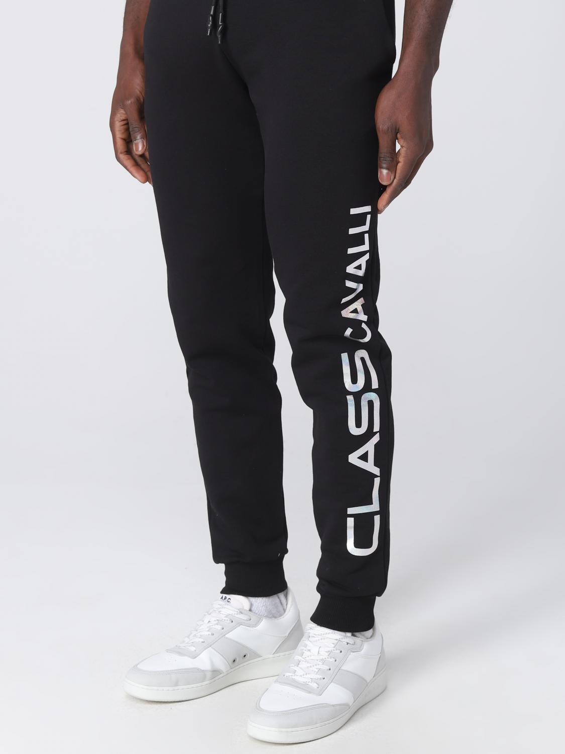 Class Roberto Cavalli Outlet: pants for man - Black | Class Roberto ...