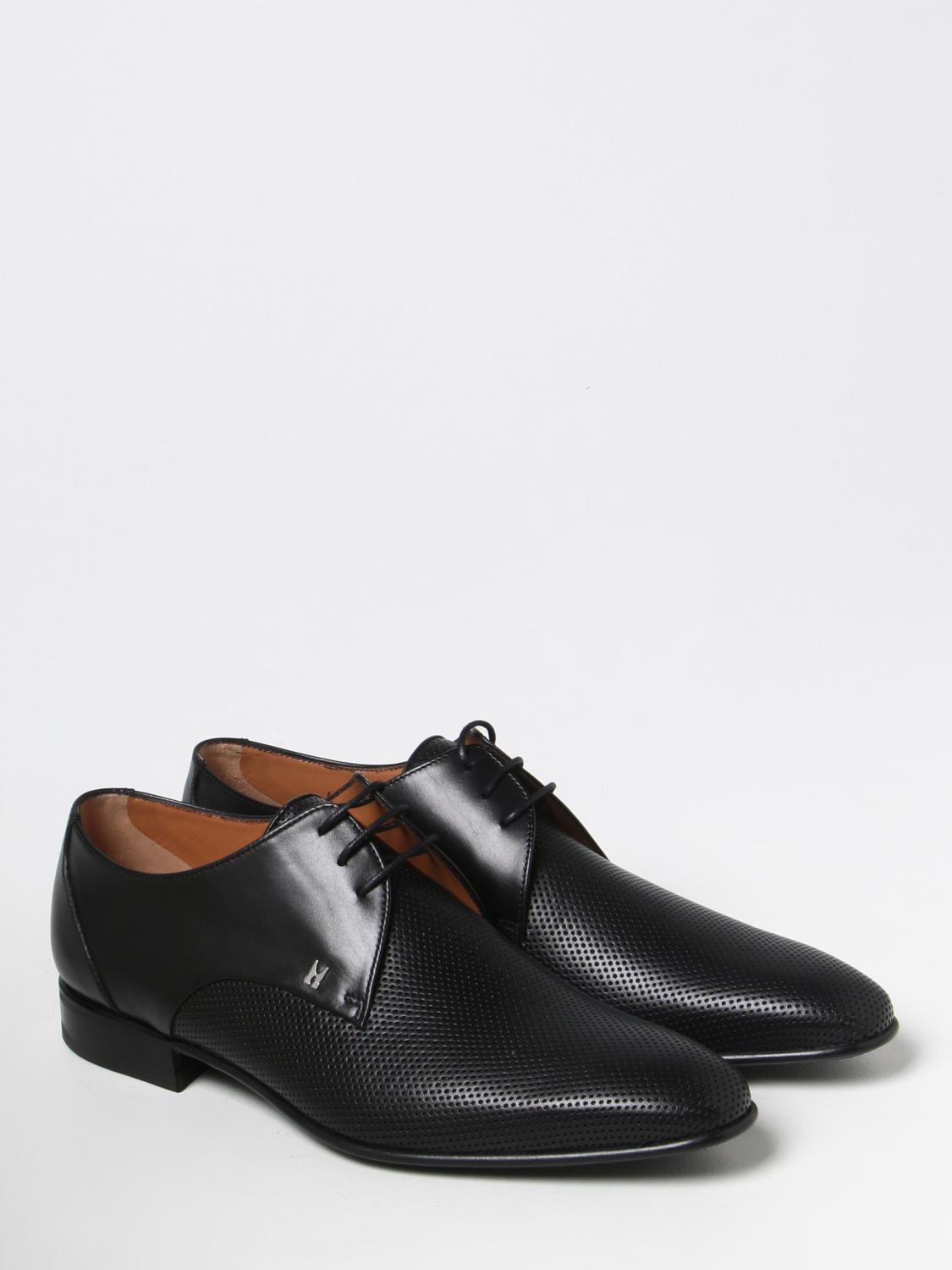 MORESCHI: Derby in pelle - Nero | Scarpe Stringate Moreschi ...