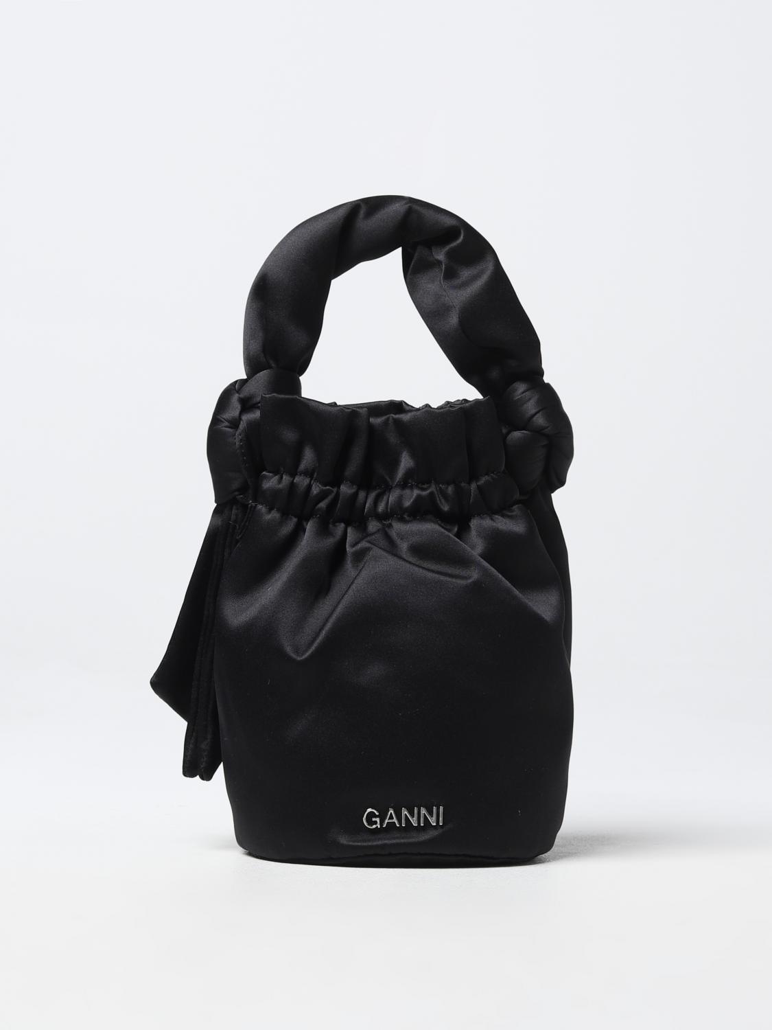 GANNI: mini bag for woman - Black | Ganni mini bag A4973 online on ...