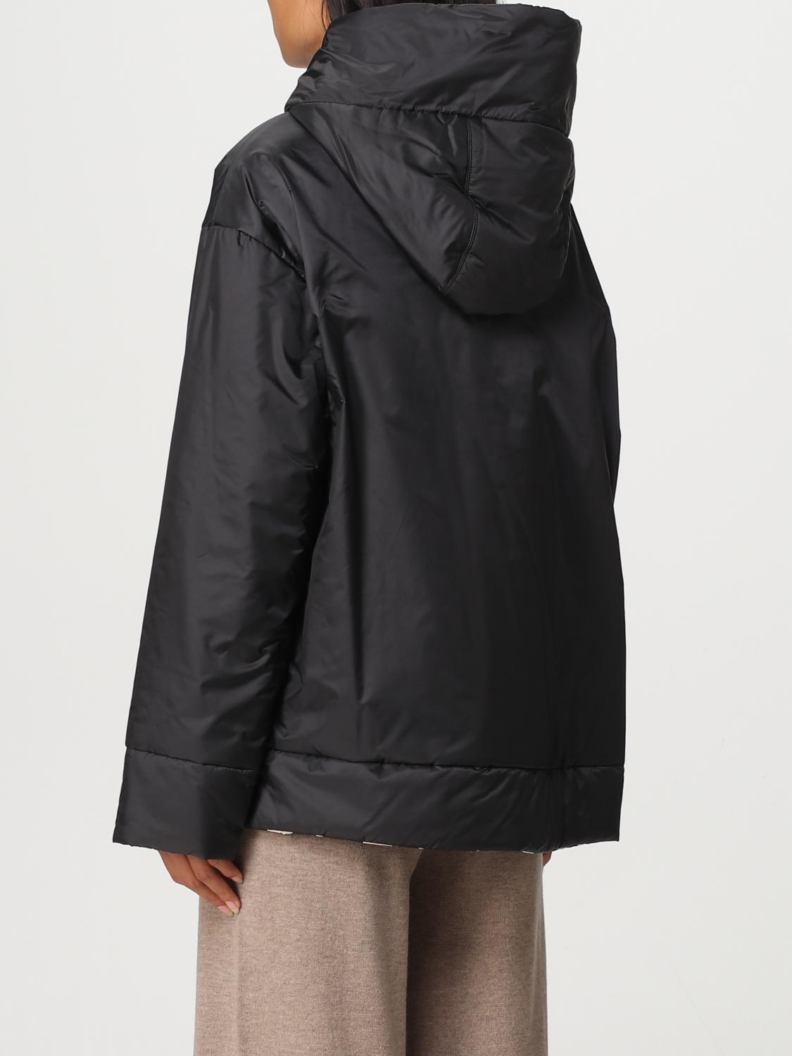 MAX MARA THE CUBE: Piumino reversibile in nylon stampato - Nero ... MAX MARA THE CUBE: Piumino reversibile in nylon stampato - Nero ...