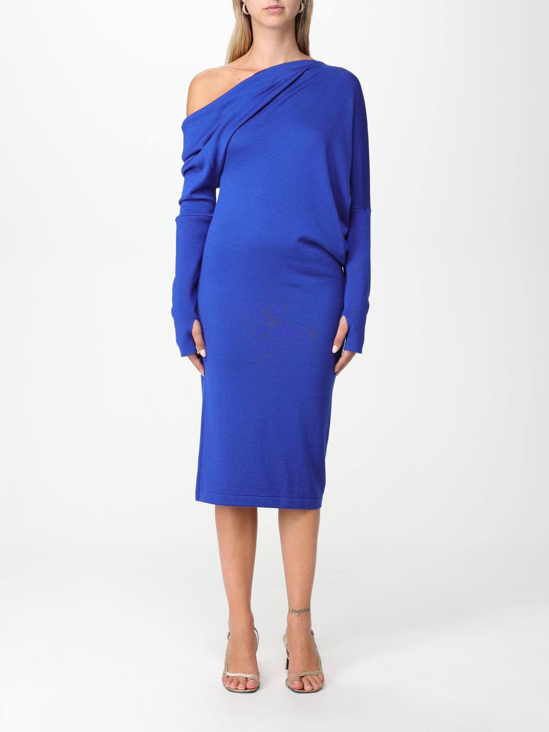 Tom Ford Dress For Woman Blue Tom Ford Dress Ack145yax087 Online