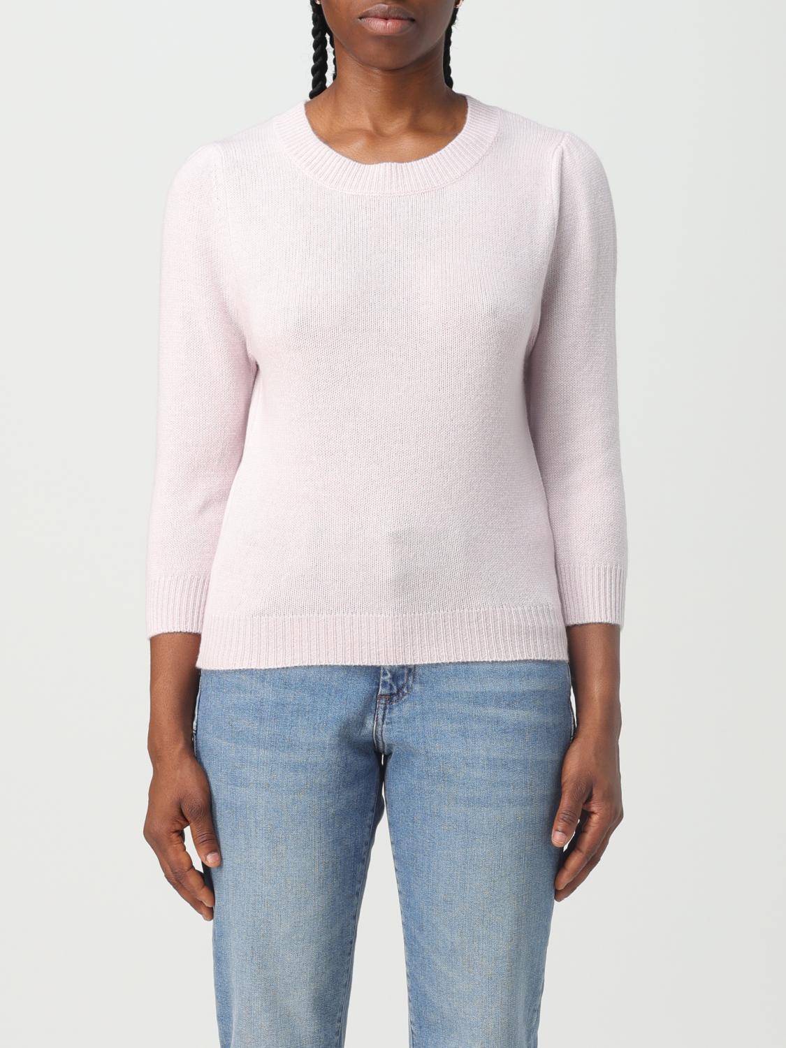 ALLUDE: sweater for woman - Pink | Allude sweater 17052 online at ...