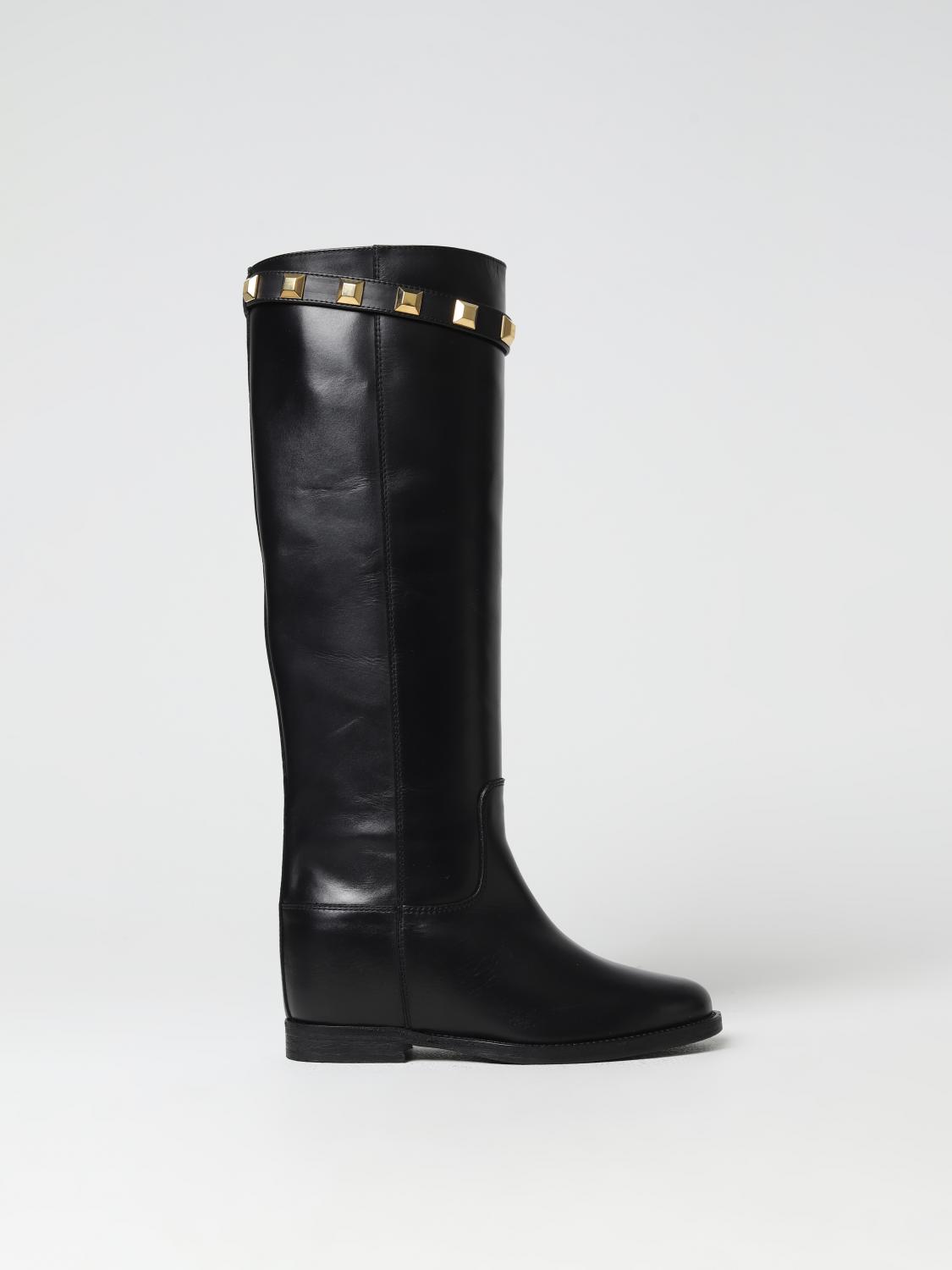 VIA ROMA 15 STIVALI: Stivale Santa Monica in pelle | Stivali Via Roma ...