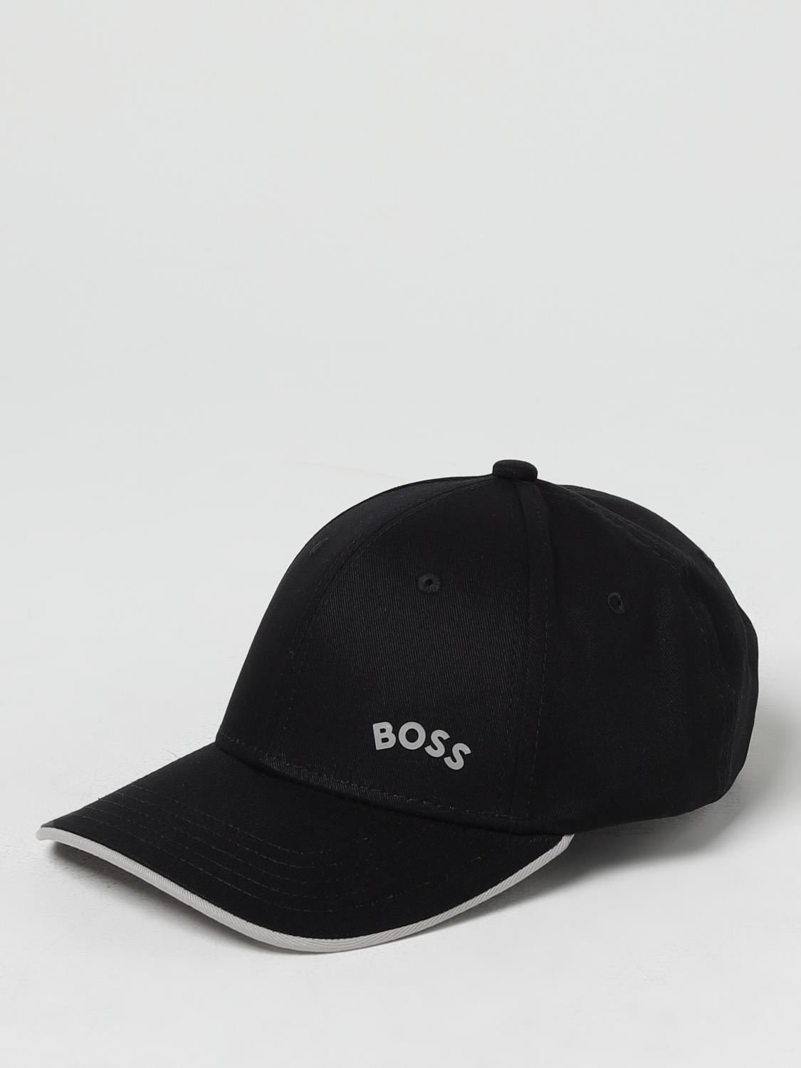 BOSS: hat for man - Black | Boss hat 50495855 online at GIGLIO.COM
