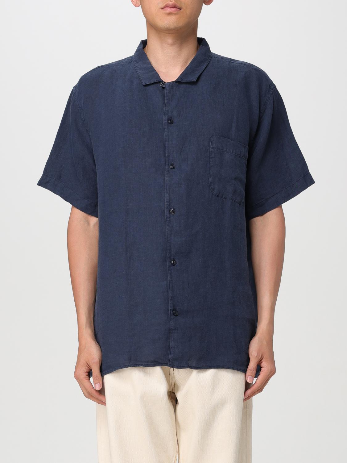 YMC: Shirt men - Blue | Ymc shirt P2WAV online at GIGLIO.COM
