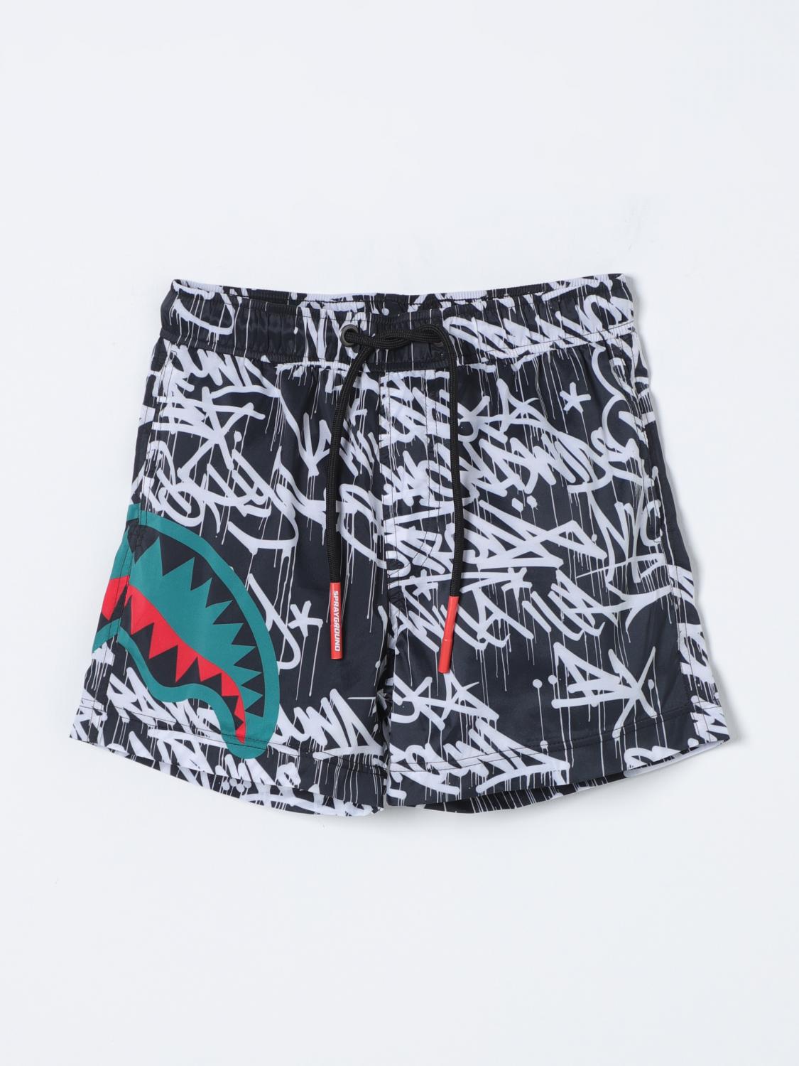 SPRAYGROUND: Swimsuit kids - White | Sprayground swimsuit SPY404 online ...