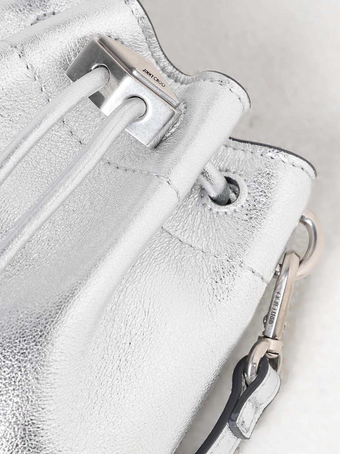 JIMMY CHOO: Crossbody bags woman - Silver | Jimmy Choo crossbody bags ...