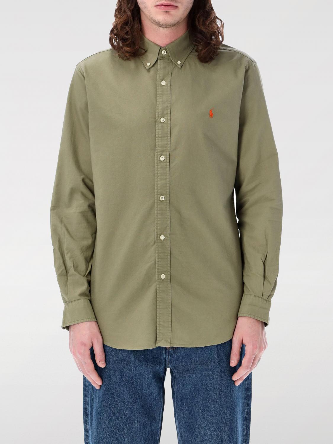 Polo Ralph Lauren T-shirt Men Color Sage In 灰绿色 | ModeSens