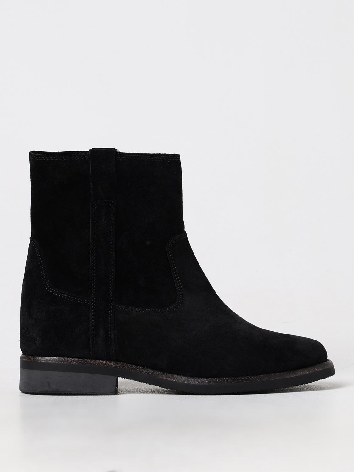 ISABEL MARANT: Flat ankle boots woman - Black | Isabel Marant flat ...